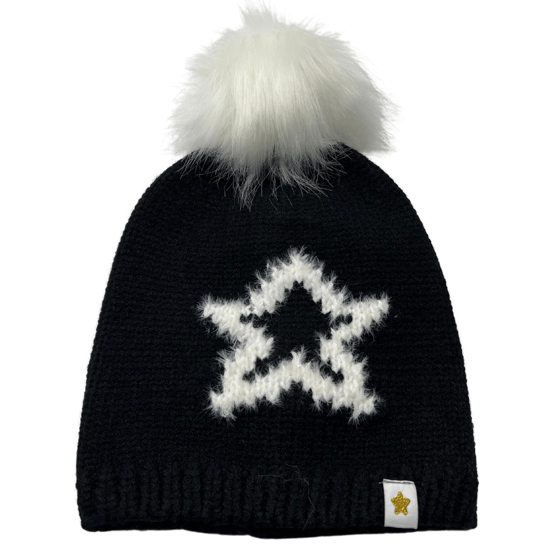 Star Beanie with PomPom